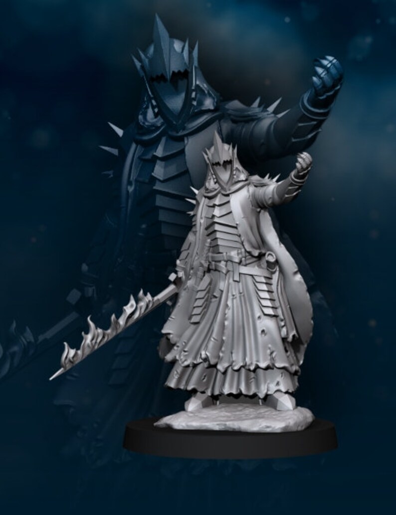 Dark Lord Spectral Miniature: 28mm D&D Wargaming Miniatures - Etsy