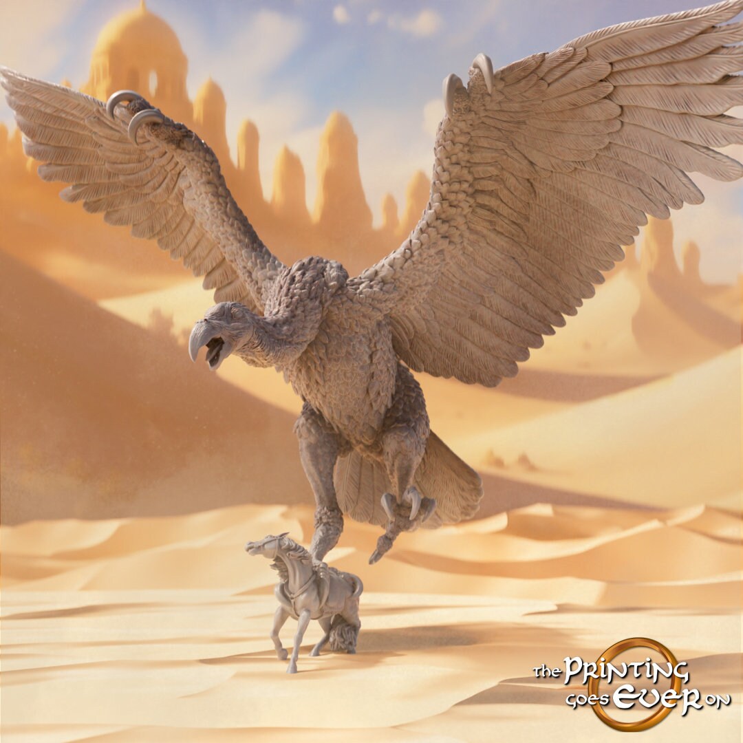 Roc With Horse 28mm Miniatures Dnd Minis Fantasy Miniatures Dungeons ...