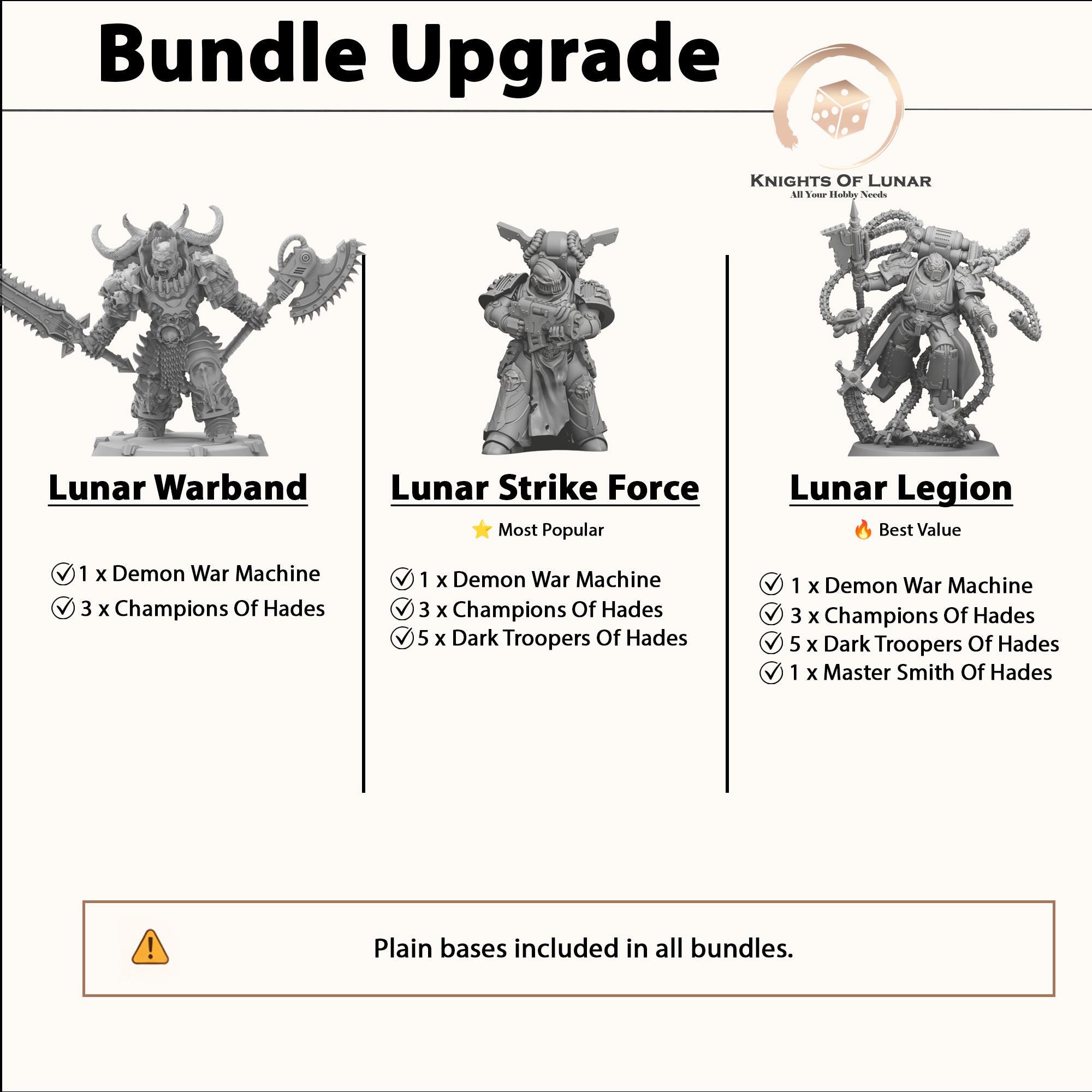 Demon War Machine – 32mm Daemon Miniatures for Grimdark Sci-fi ...