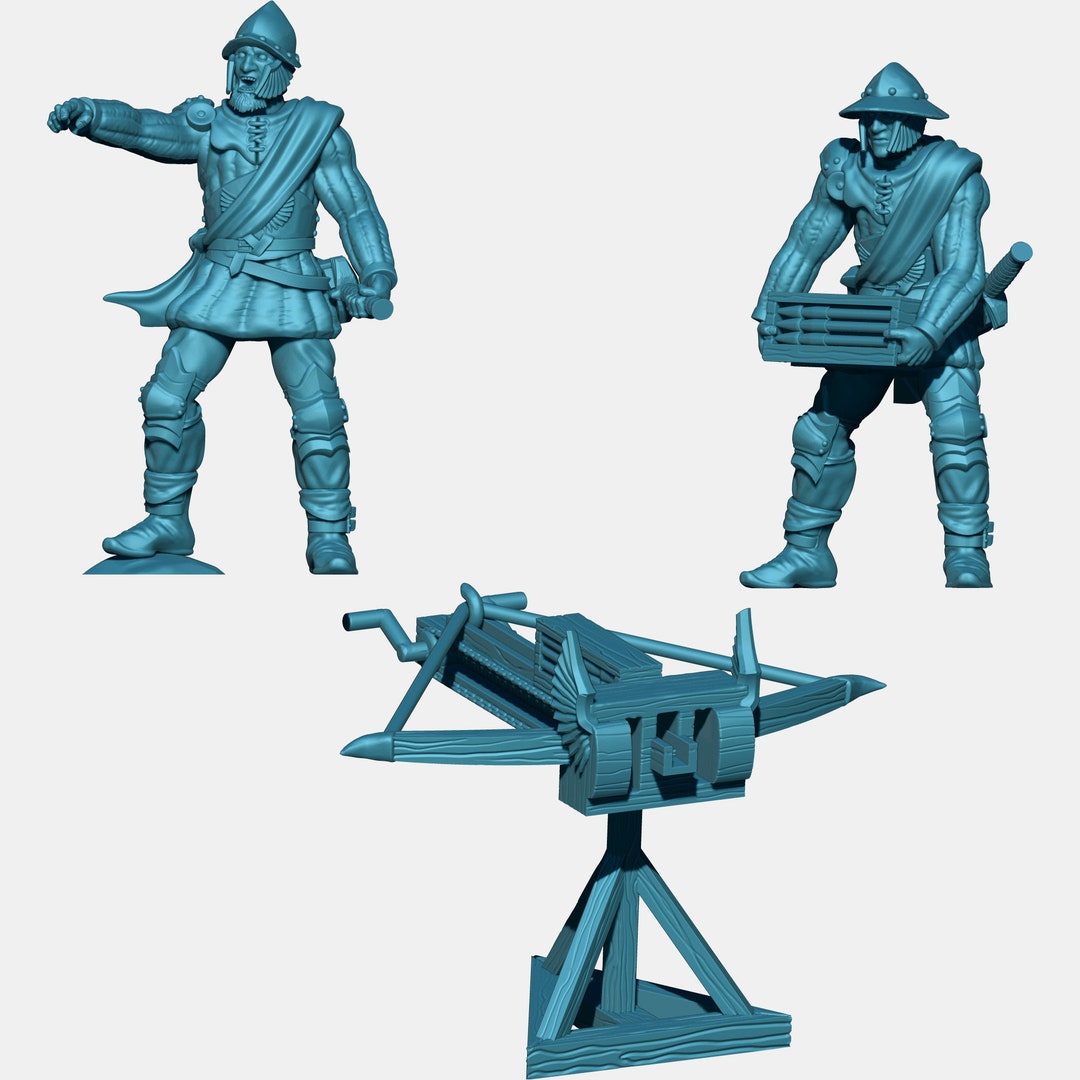 Swan Knights Ballista 28mm Dnd Miniature Dungeon and Dragons Fantasy ...