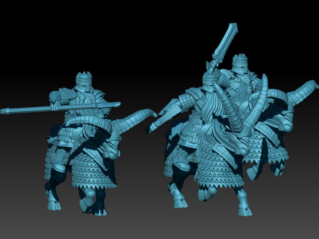 Stonehand Dwarf Goat Riders 28mm Miniatures Fantasy Dungeons and ...