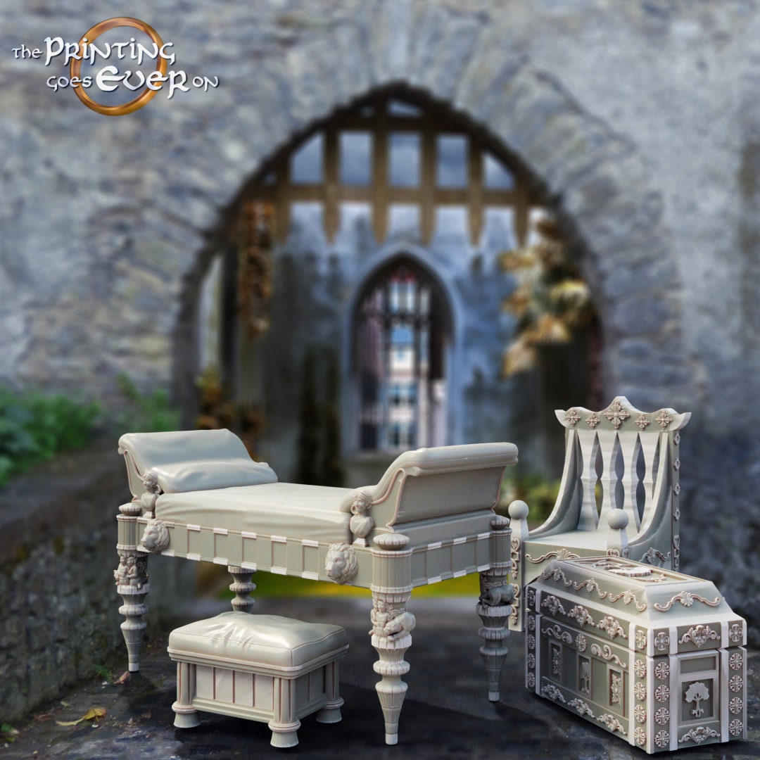 Medieval Ancient Furniture Building Decorations 28mm Dnd Dungeon and ...