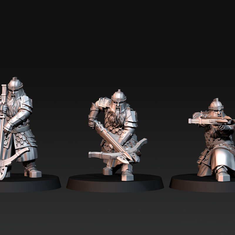 Dwarf Crossbow Miniatures - Etsy
