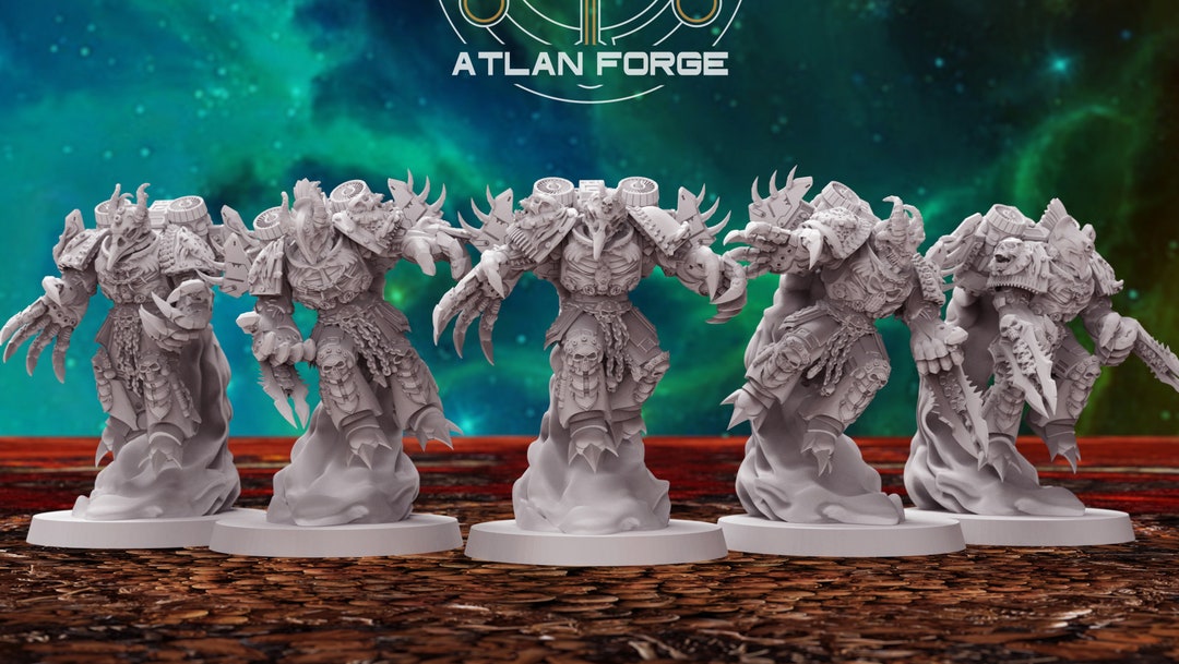 Daemon Hades Black Vultures 32mm Sci-fi Fantasy Miniature for Tabletop ...