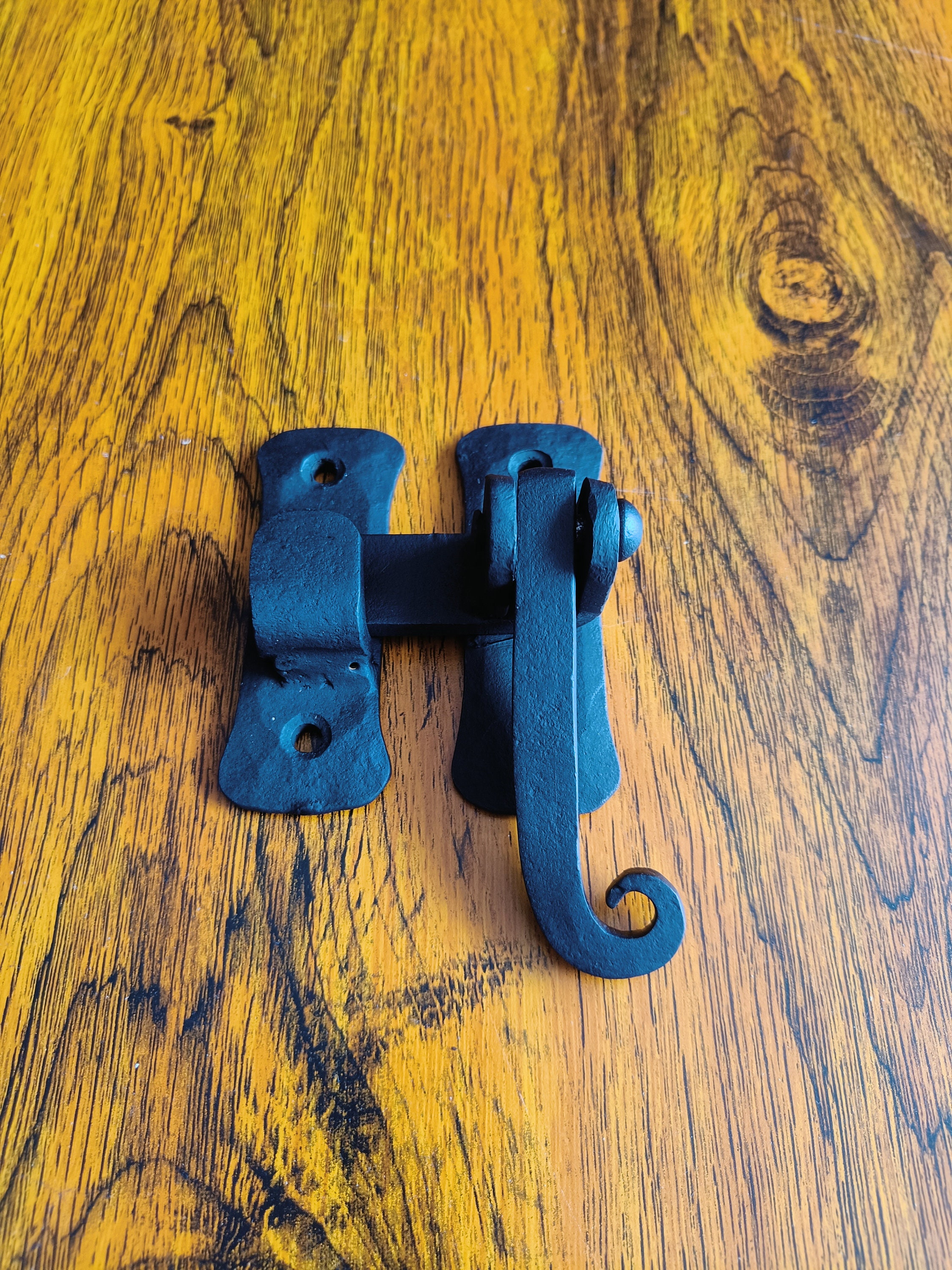 Iron Hand Forged Latch - Etsy