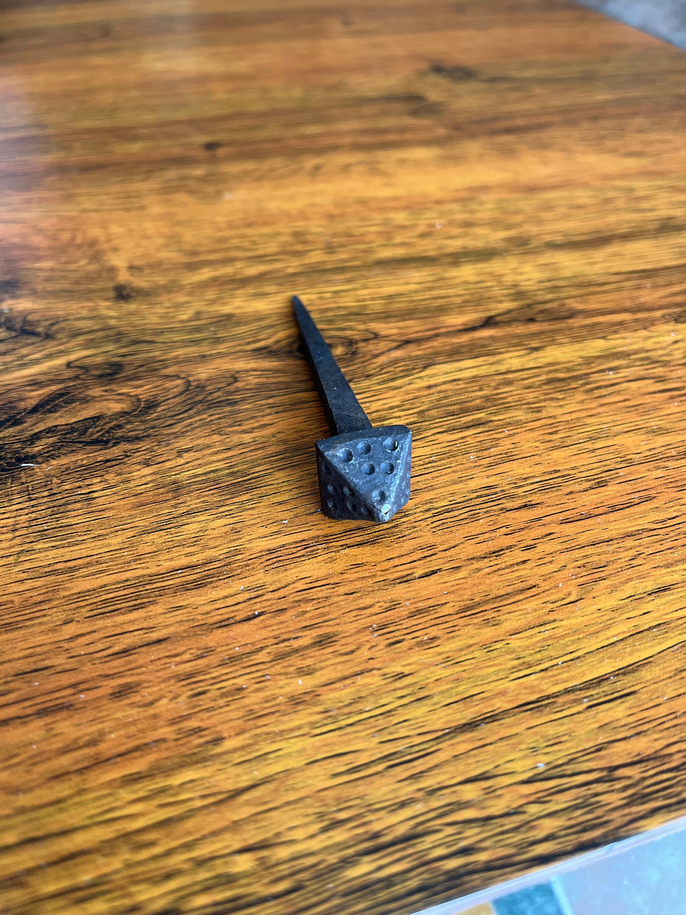 Hand Forged Pyramid Shaped Doted Nails,pack of 5 - Etsy