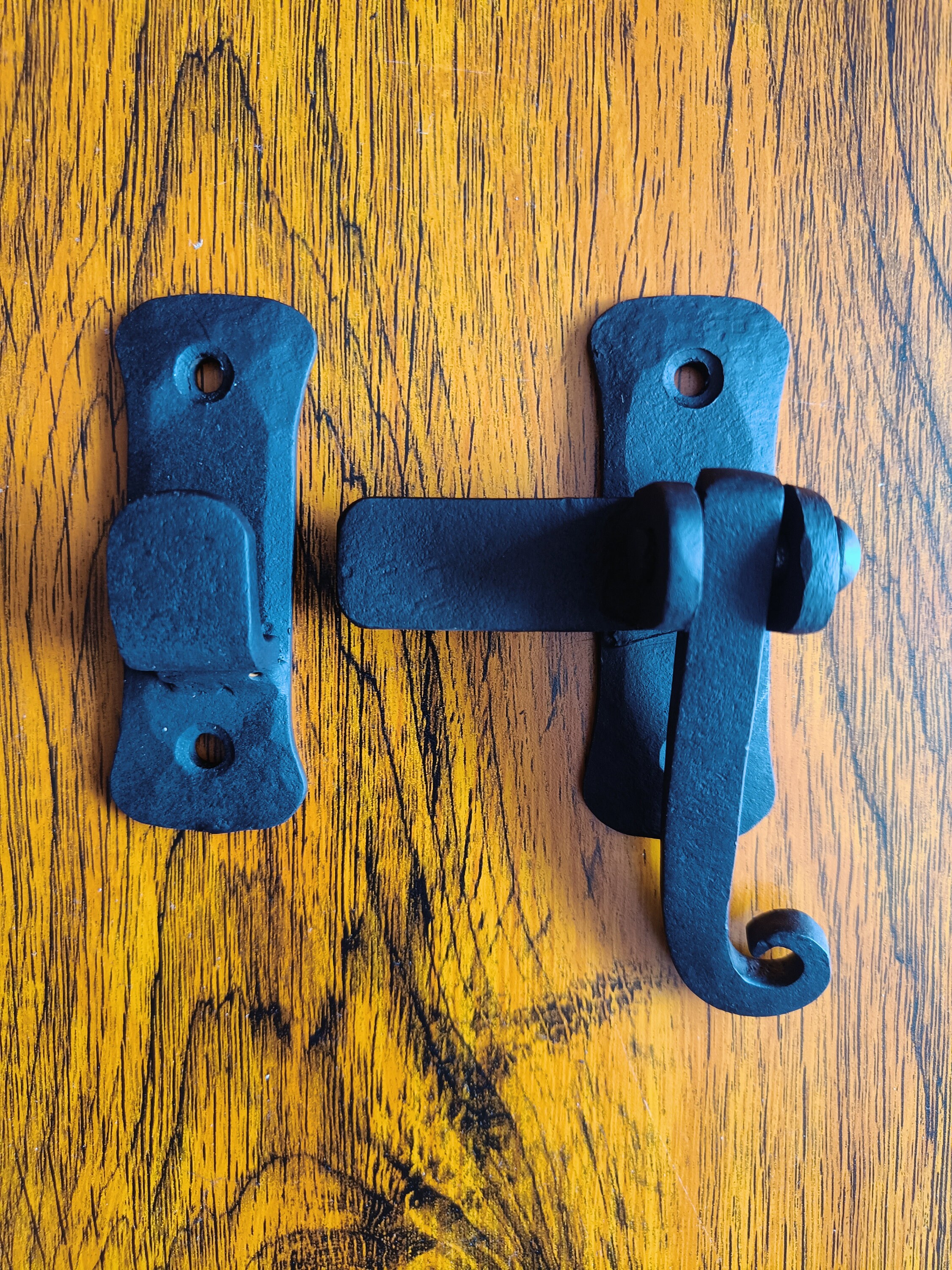 Iron Hand Forged Latch - Etsy
