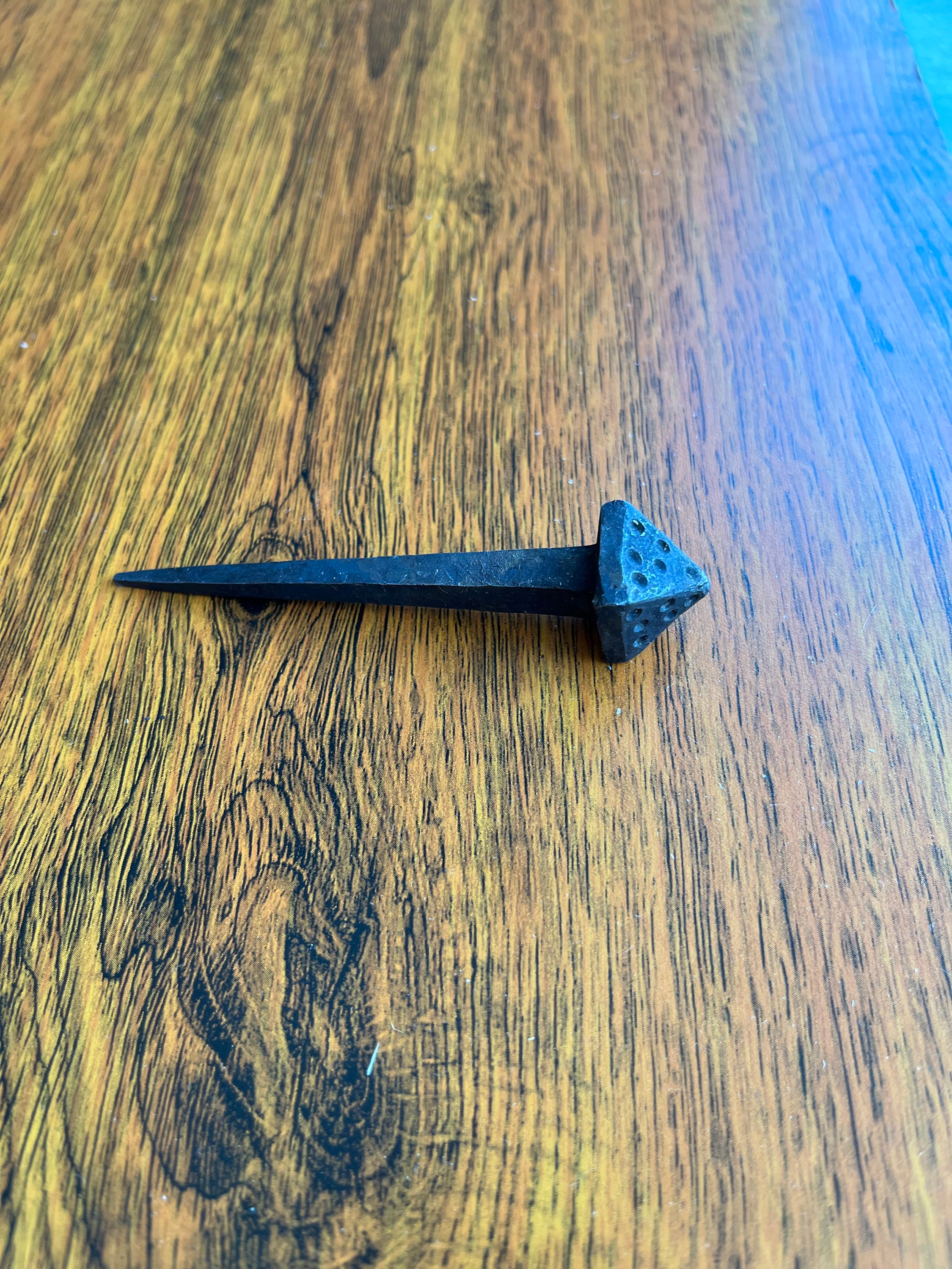 Hand Forged Pyramid Shaped Doted Nails,pack of 5 - Etsy