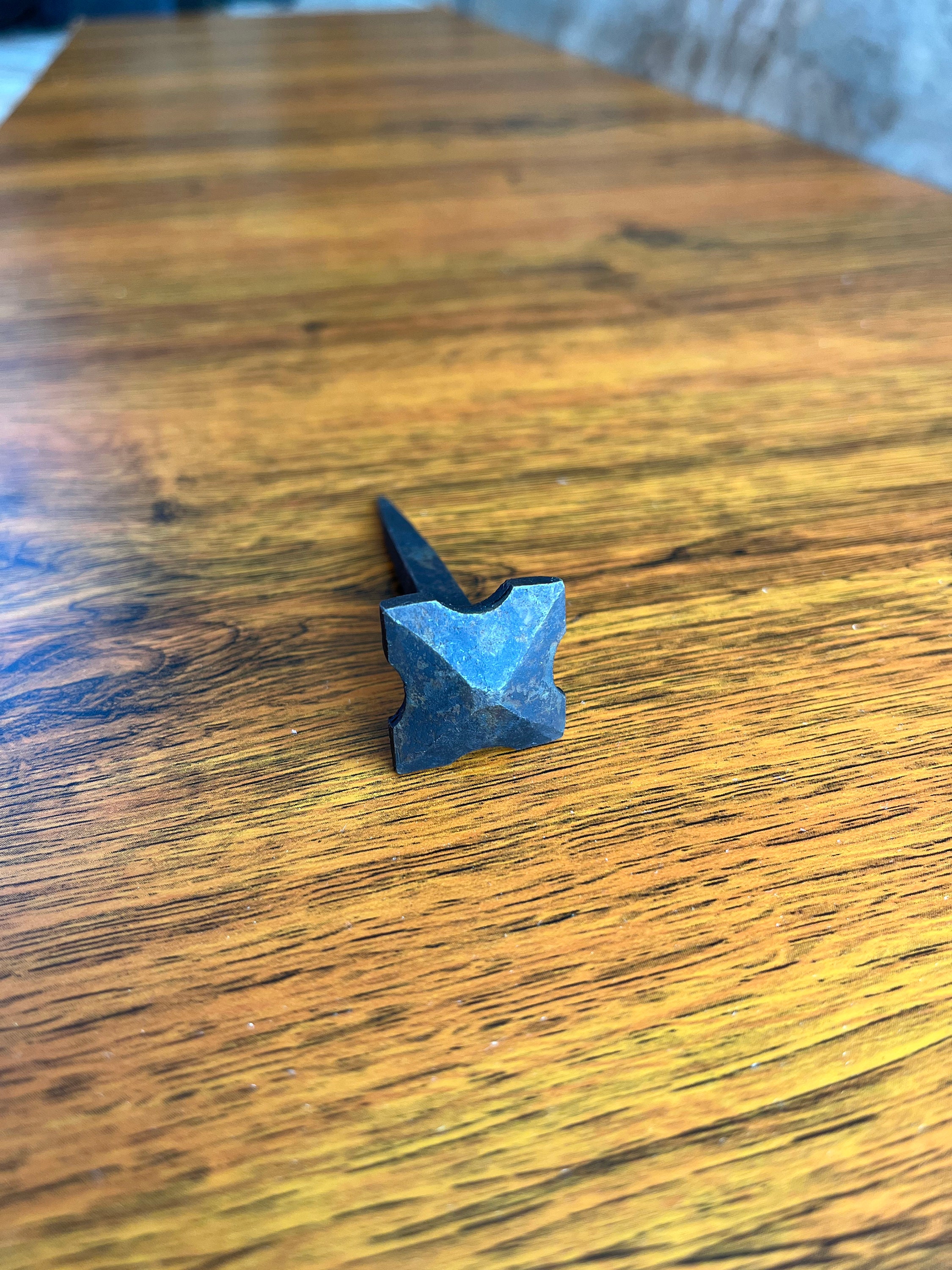 Iron Hand Forged Square Cut Head Nails, Pack of -5 (75/22 Mm) - Etsy