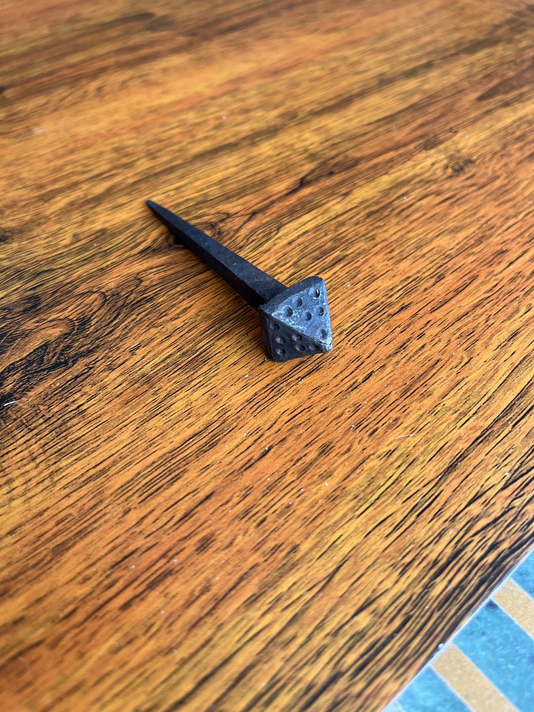 Hand Forged Pyramid Shaped Doted Nails,pack of 5 - Etsy