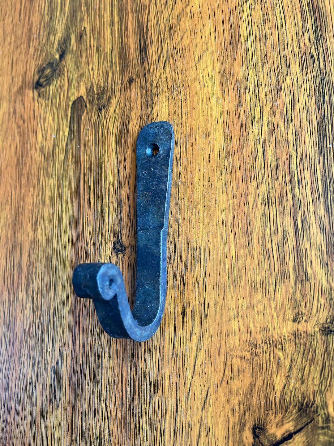 Hand Forged Iron J Hooks, Premium Matte Black (set of 4) - Etsy