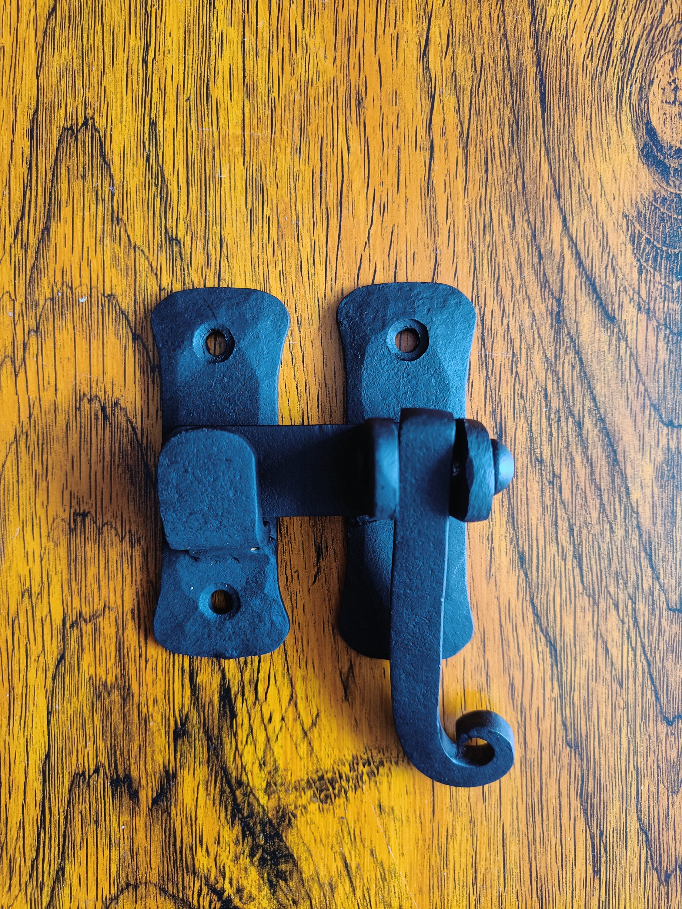 Iron Hand Forged Latch - Etsy
