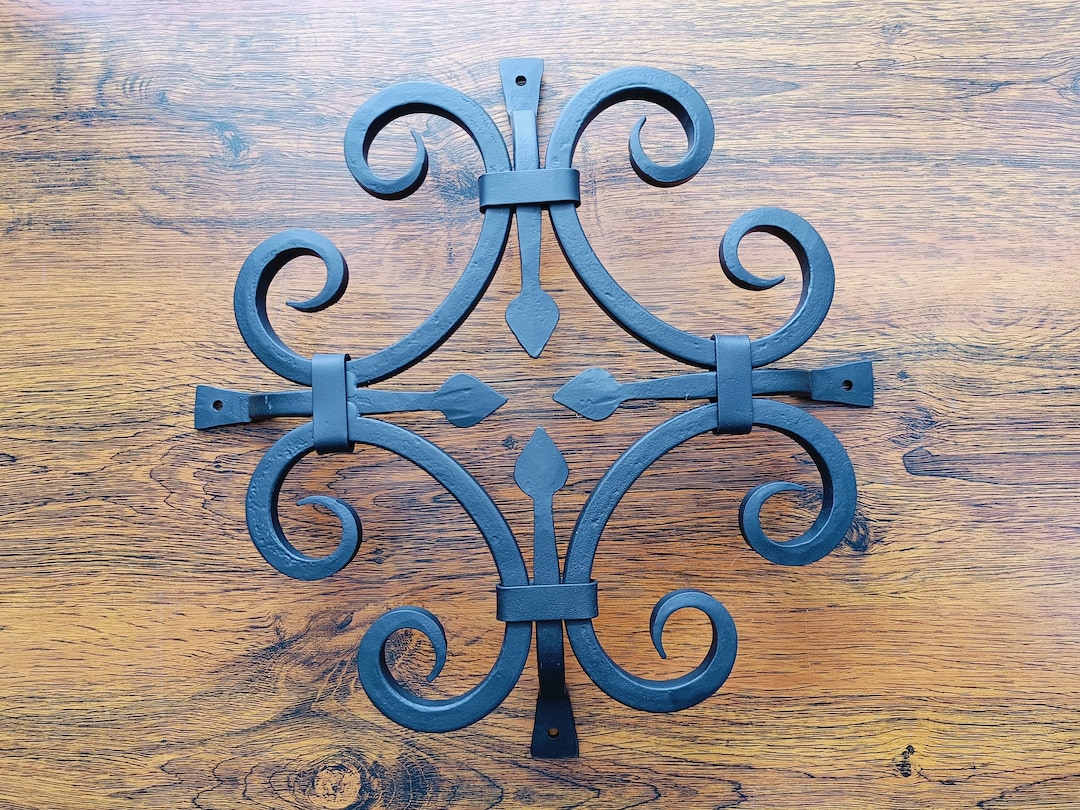 Superior Handcrafted Iron Driveway Gate With Customized Artisan Fencing ...
