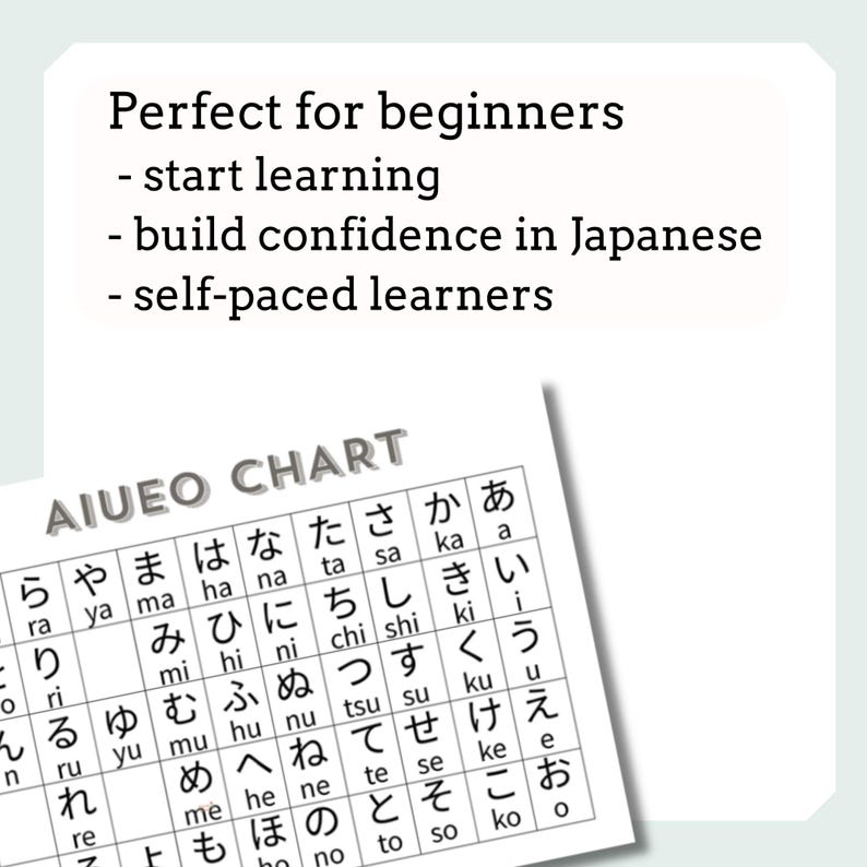 Hiragana Writing Practice Digital Sheets PDF Printable | Japanese ...
