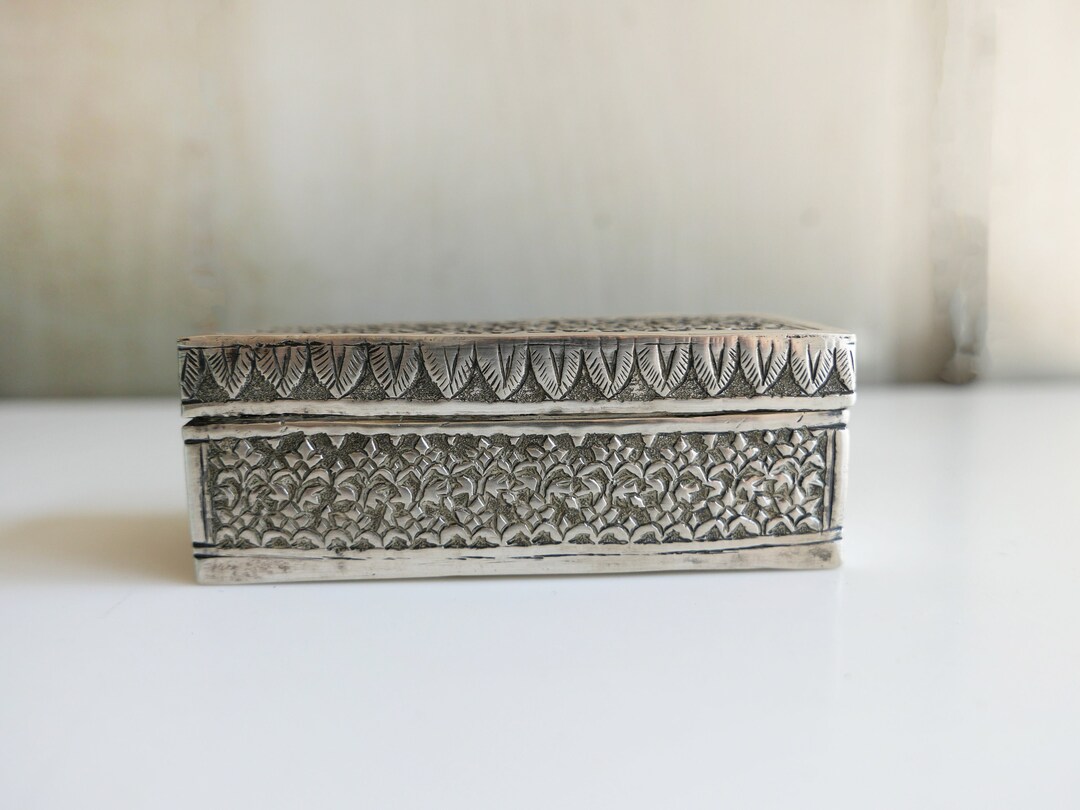 Victorian Silver Plate Snuffbox-antique Silver Plate Snuff - Etsy