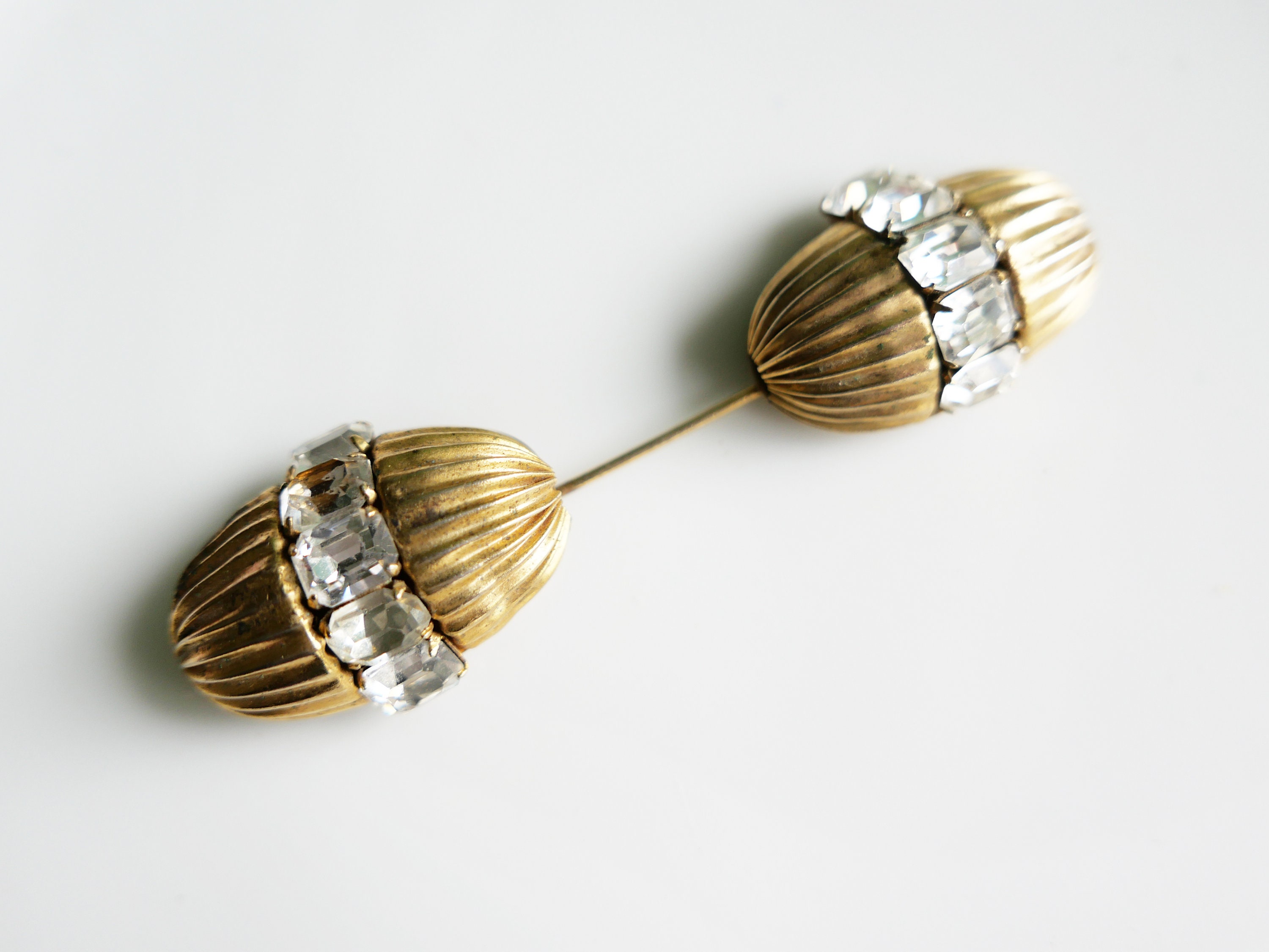 1930s Jabot Pin French Hatpin Double Ended Hatpin Collar Pin - Etsy