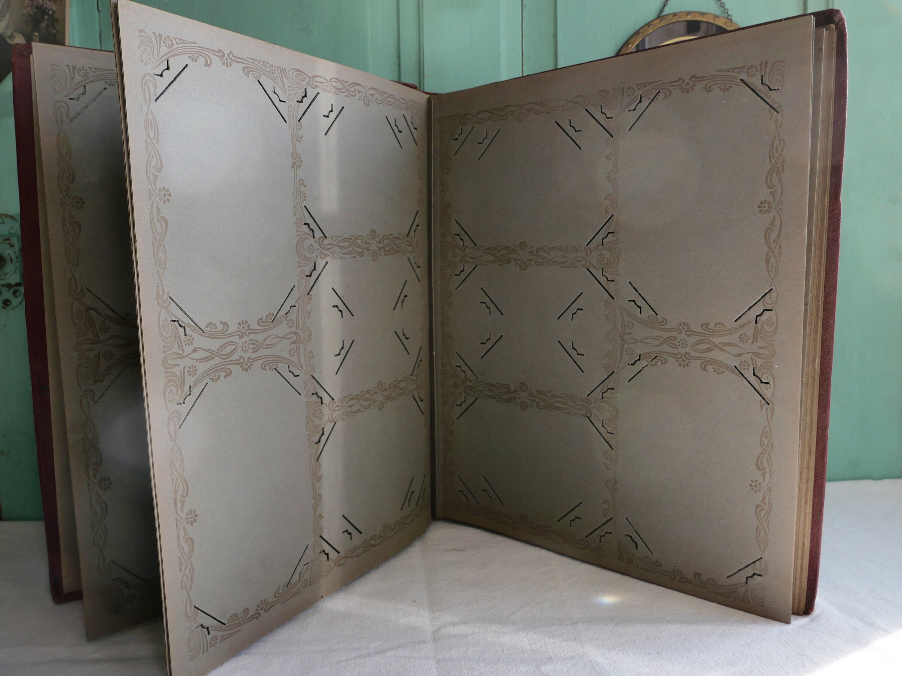 Antique Postcard Album-postcards Photo Album-vintage Deco - Etsy