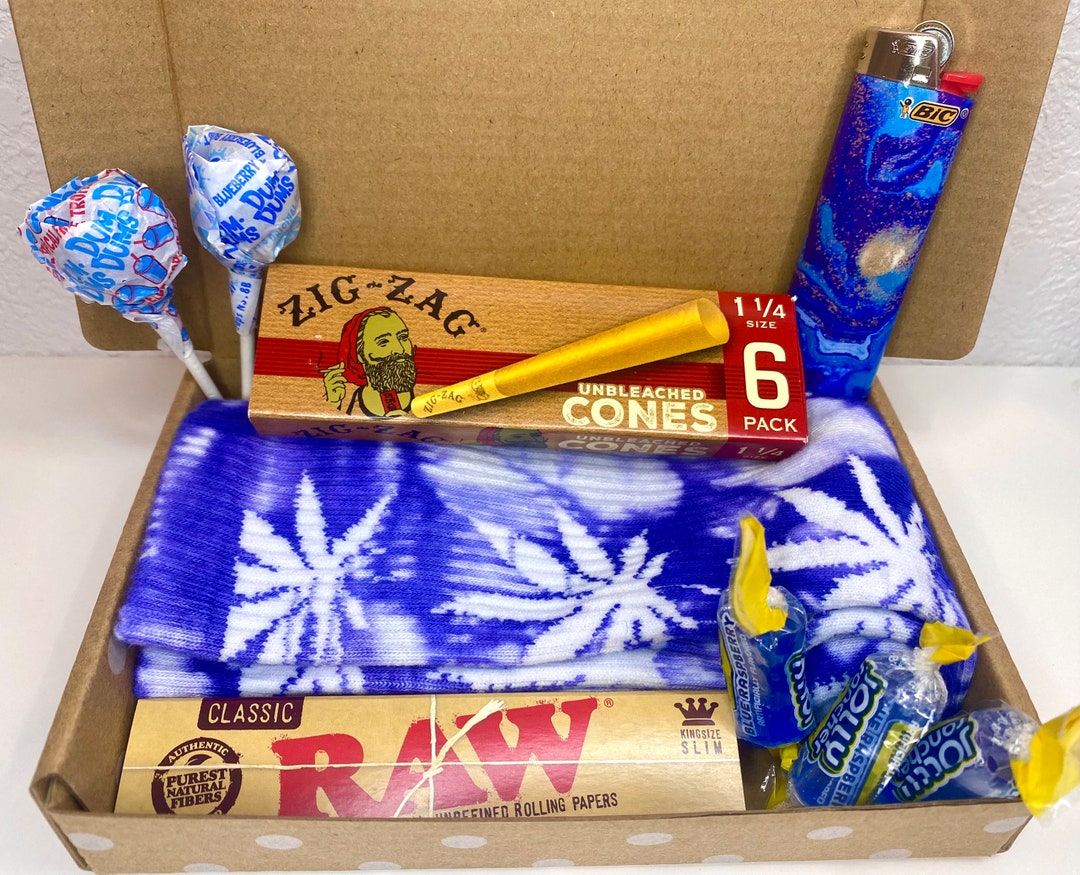 Blue Stoner Kit for Her Stoner Gift Box Stoner Box Stoner - Etsy