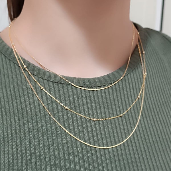 Multi Layer Chain - Etsy