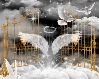 Leopard Rest in Peace Memorial Template - Etsy