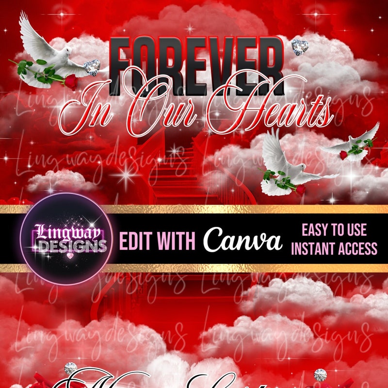 Heaven Gates Templates Red - Etsy
