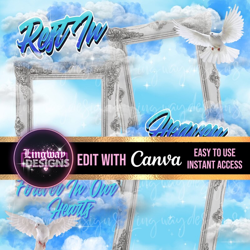 Blue Heaven Sky Frame - Etsy