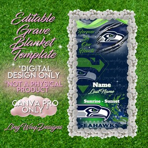 Navy Grave Cover Template - Etsy