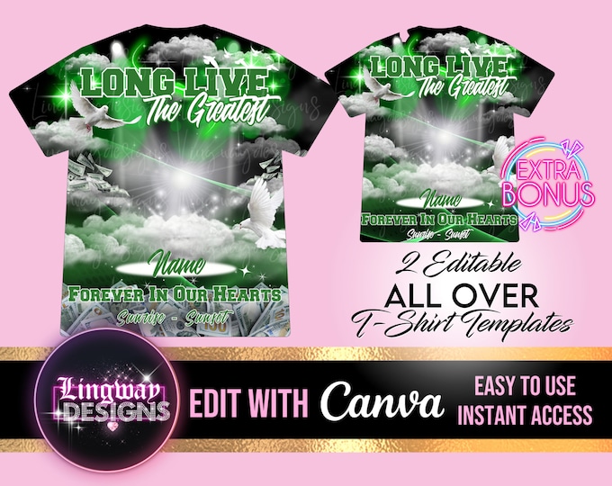 Custom/personalized 3D Memorial/rip in Loving Memory, Remembrance Shirt ...