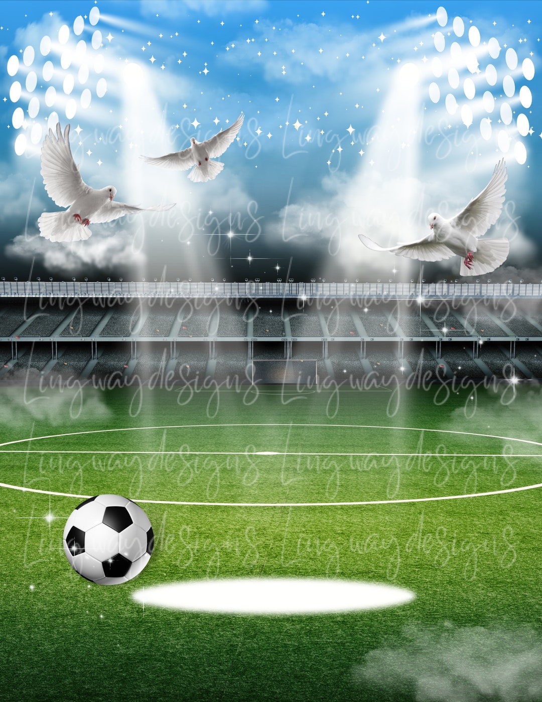 Soccer Football Field Heaven in Loving Memory Forever in Our Hearts ...