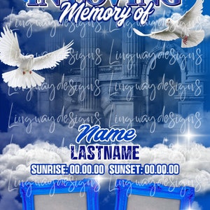 Blue in Loving Memory Grave Blanket Forever in Our Hearts Add Quote ...