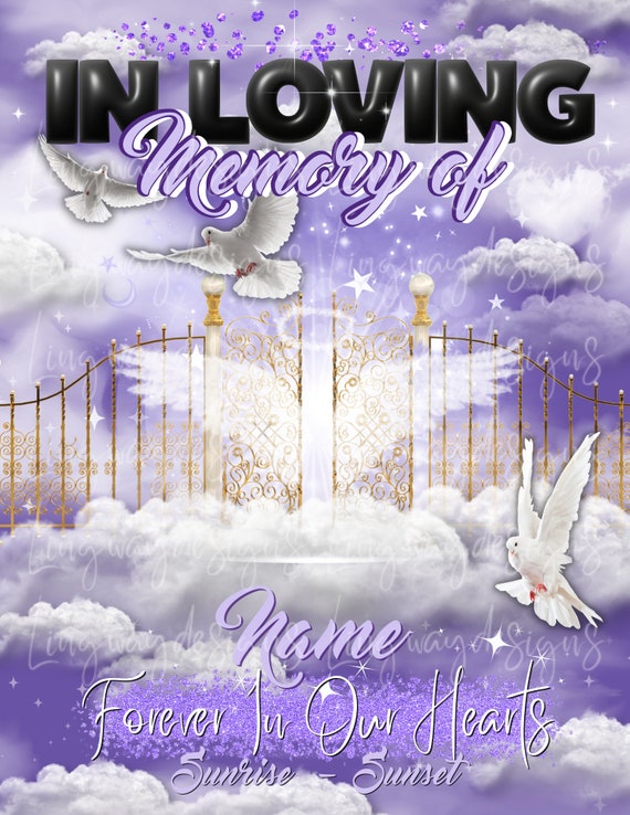 In Loving Memory Sunset Backgrounds