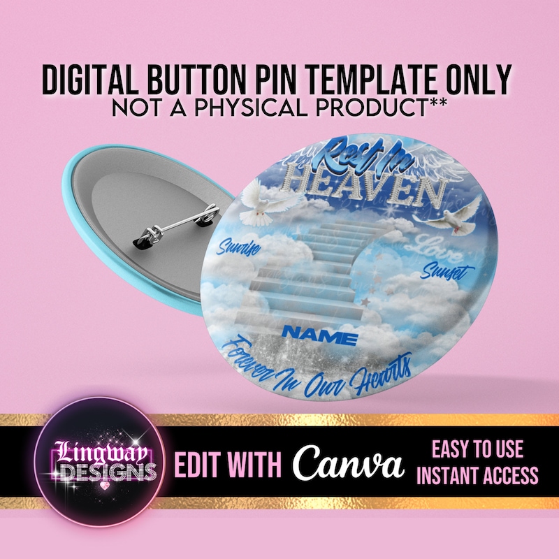 Baby Funeral Button - Etsy