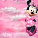Pink Minnie Mouse Angel Heaven Butterfliesgrave Blanket Editable ...