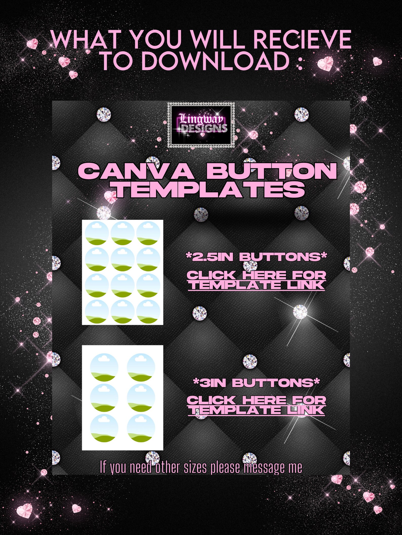 Green in Loving Memory Heaven Gate Template Memorial Button Pin ...