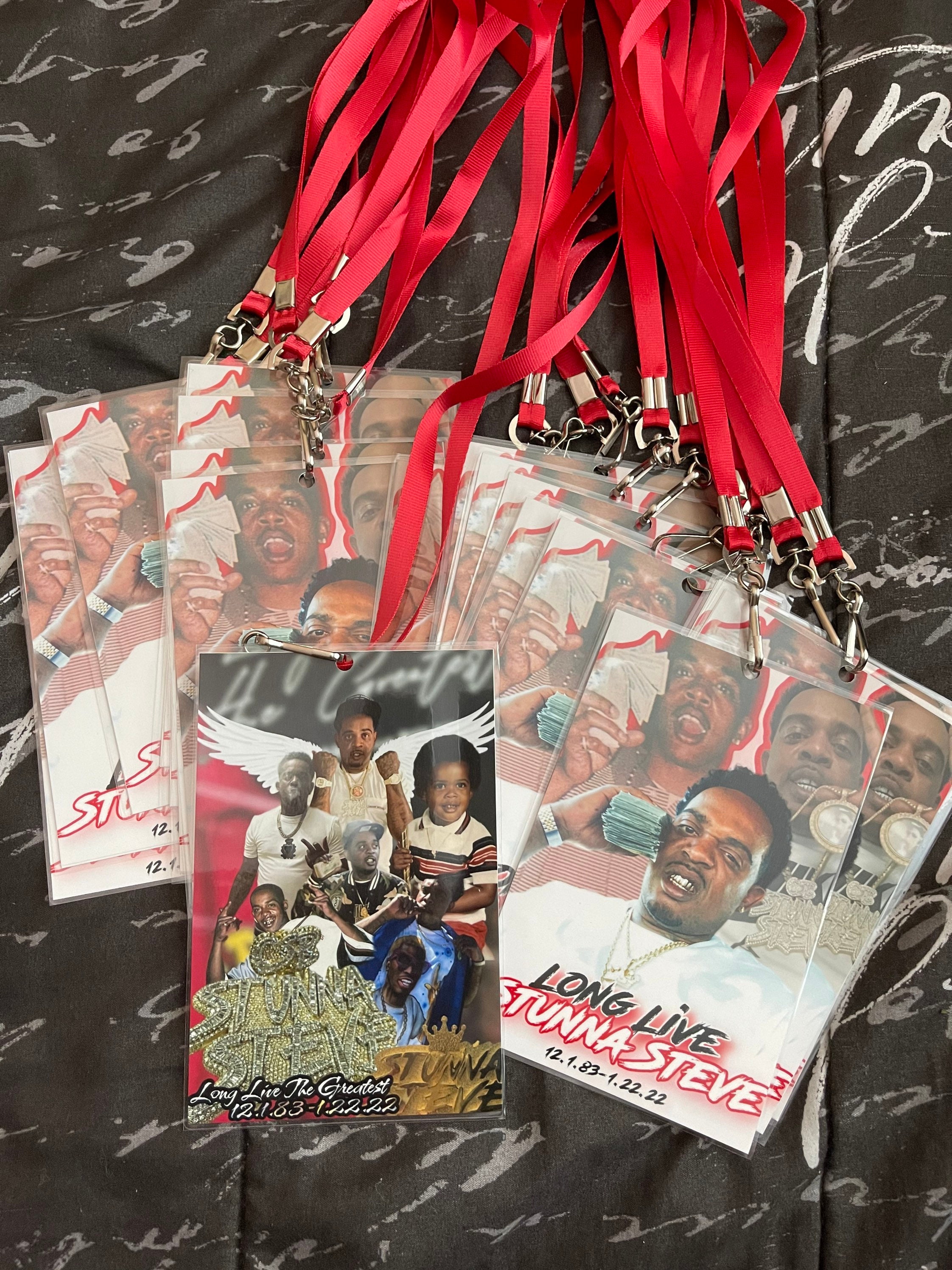 Custom Rip Lanyards With Matching Lanyards RIP LLTG 1 Week Turn Around ...
