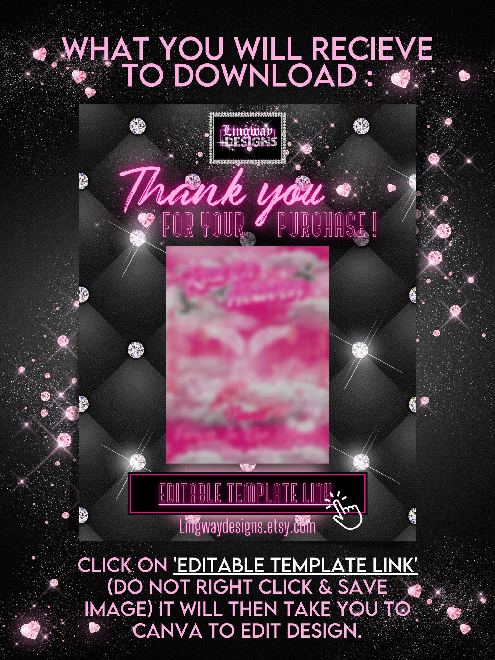 Pink Silver Heaven Stairs in Loving Memory Grave Blanket Editable ...