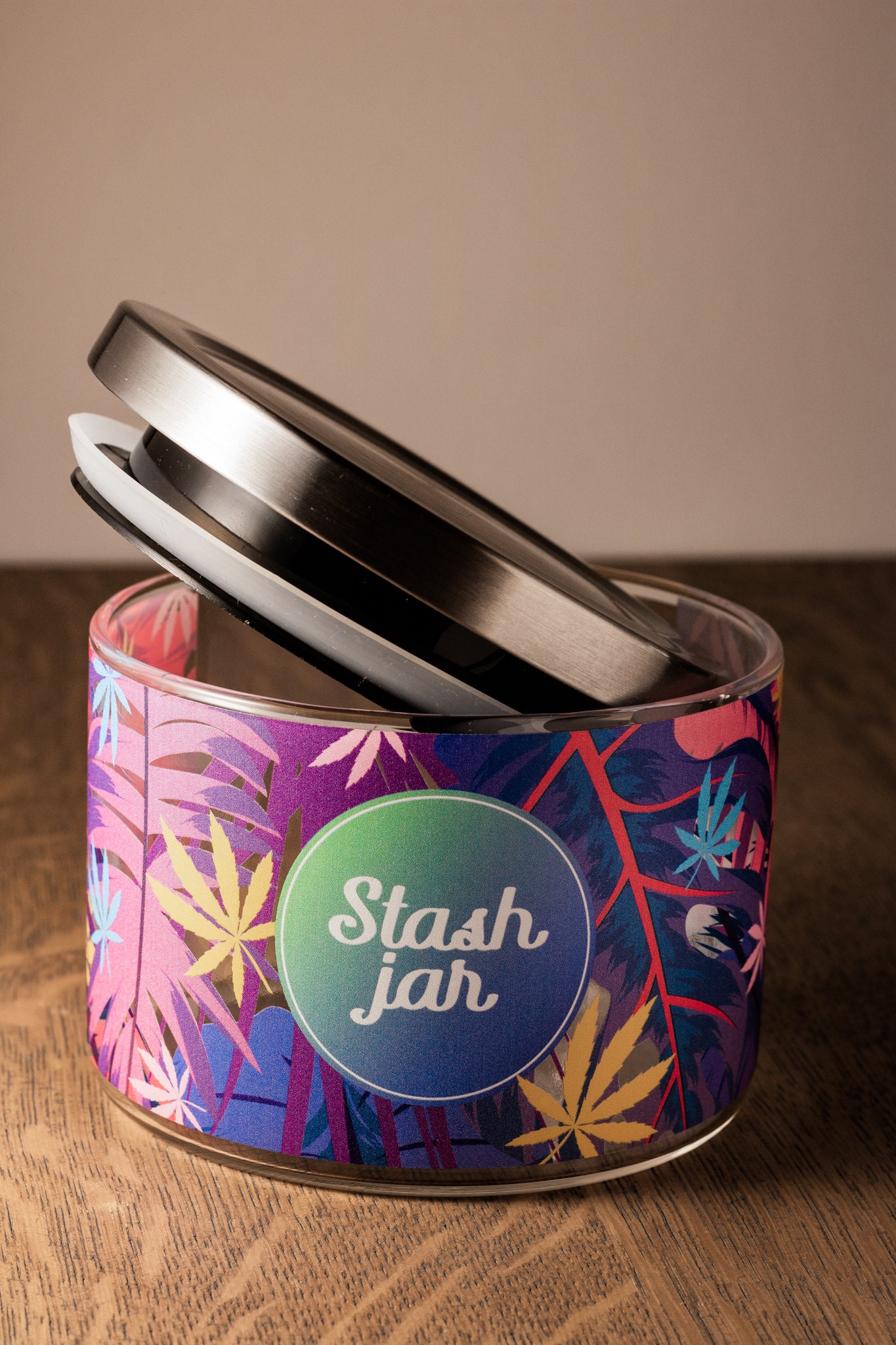 Weed Stash Jar Air Tight Glass Container With Hydrostone to - Etsy