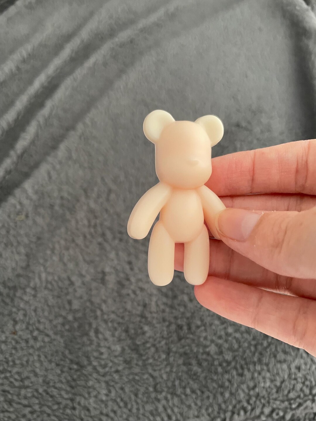 Teddy Bear Handmade Epoxy Resin Fridge Magnet, Peach - Etsy
