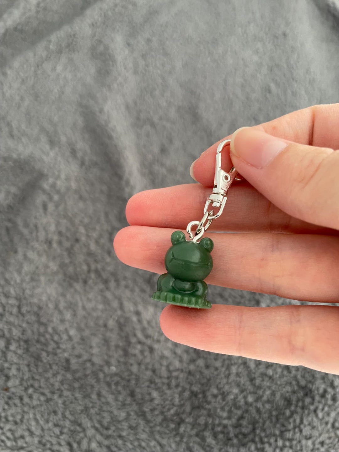 Frog Handmade Epoxy Resin Stitch Marker, Dark Green - Etsy