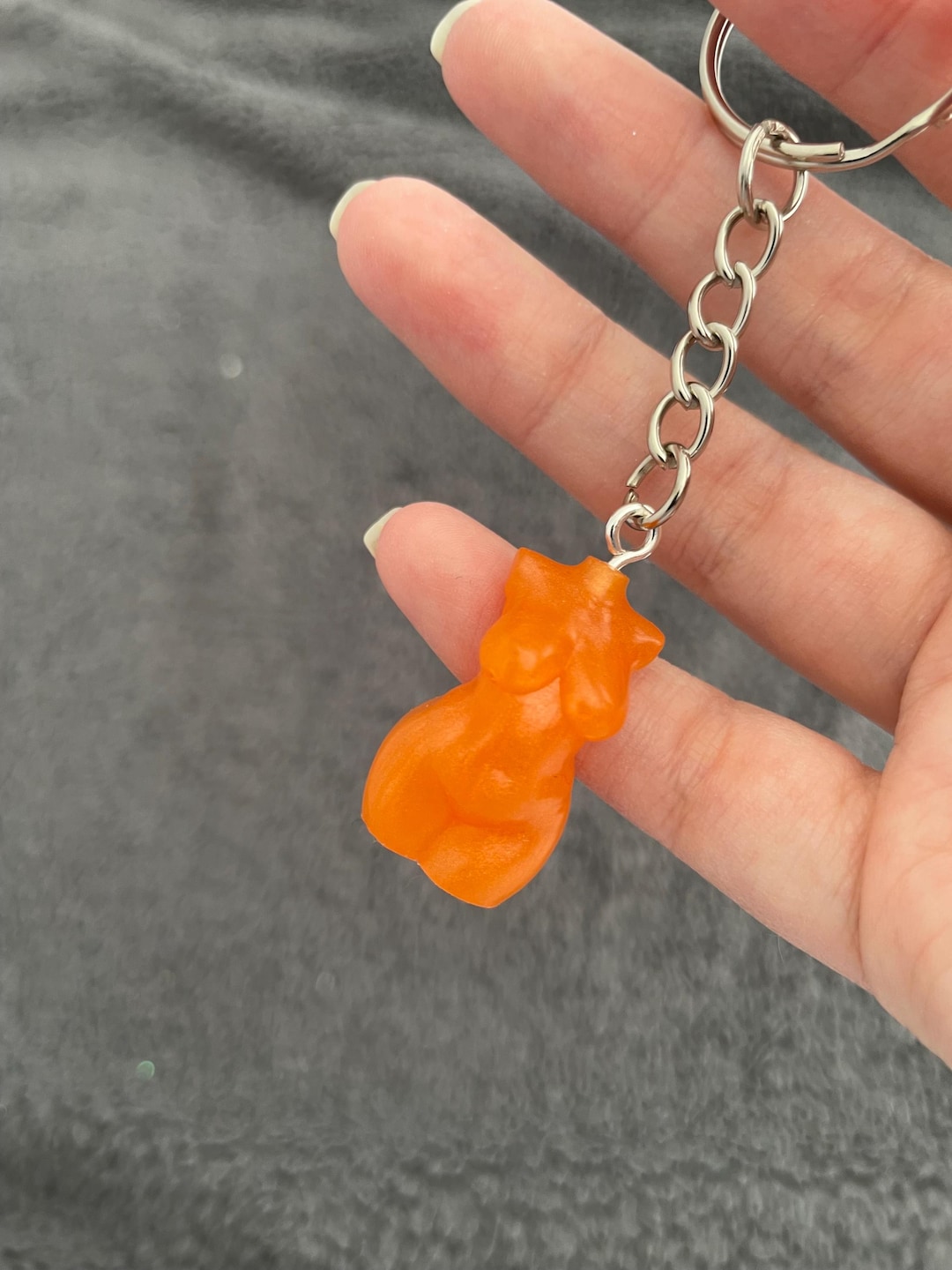 Goddess Handmade Epoxy Resin Keyring, Plus Size, IMPERFECT, Bright ...