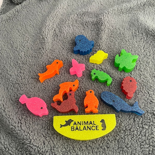 Animal Balance Game - Etsy