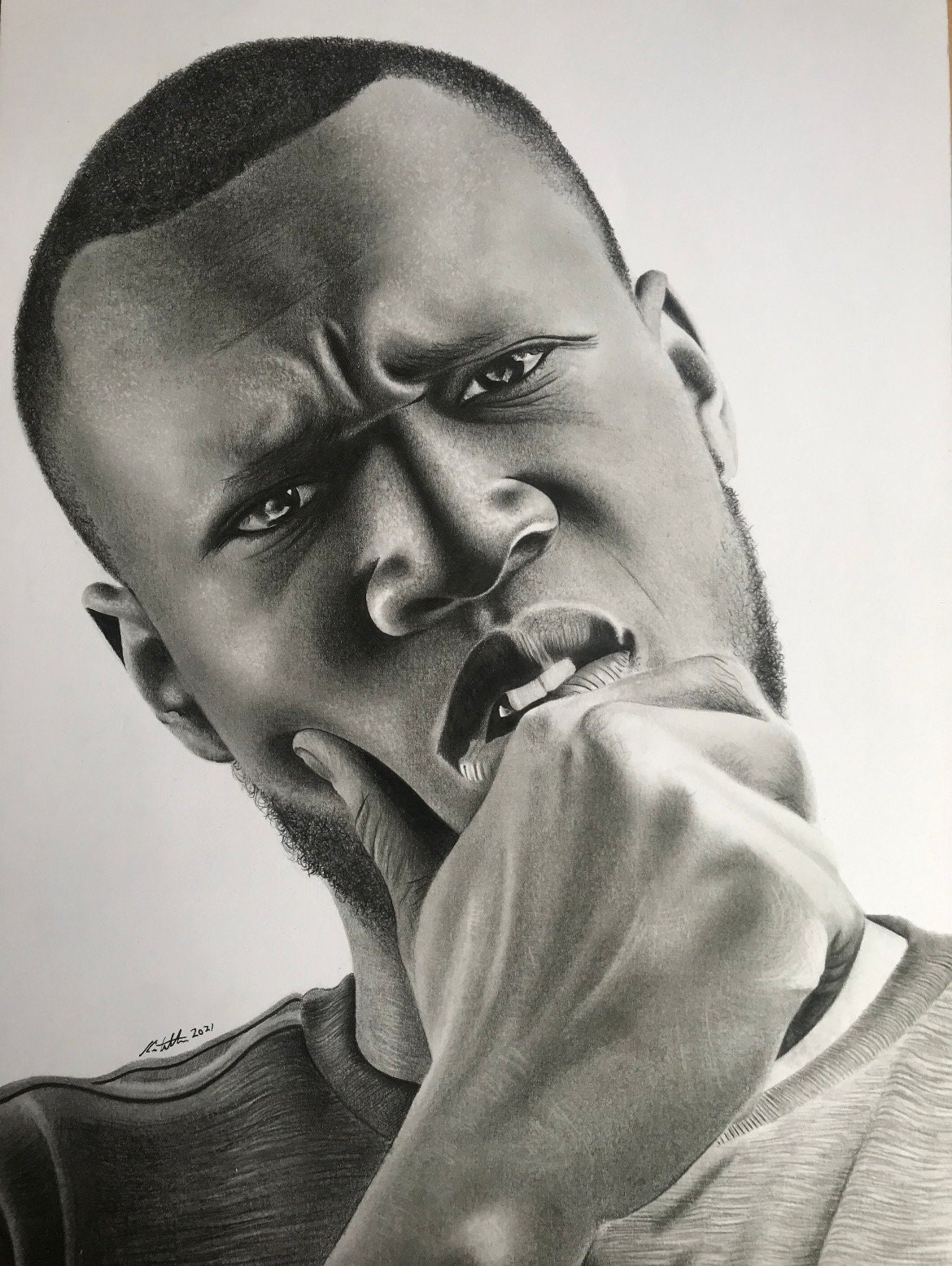 Stormzy Hand Drawn Portrait Prints - Etsy