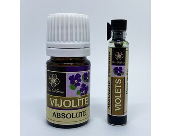 Violet Leaf Absolute Oil Viola Odorata 2ml - Etsy UK