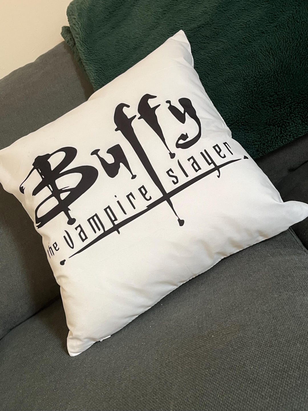 Buffy the Vampire Slayer Inspired 40x40 Stuffed Pillow - Etsy