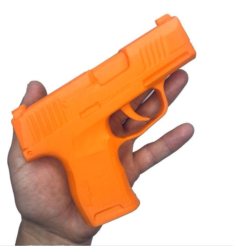 Sig Sauer P365 Compatible Orange Training Gun 1:1 Size Prop Realistic ...