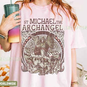 Saint Michael Shirt, St. Michael the Archangel Shirt, Catholic Shirt ...