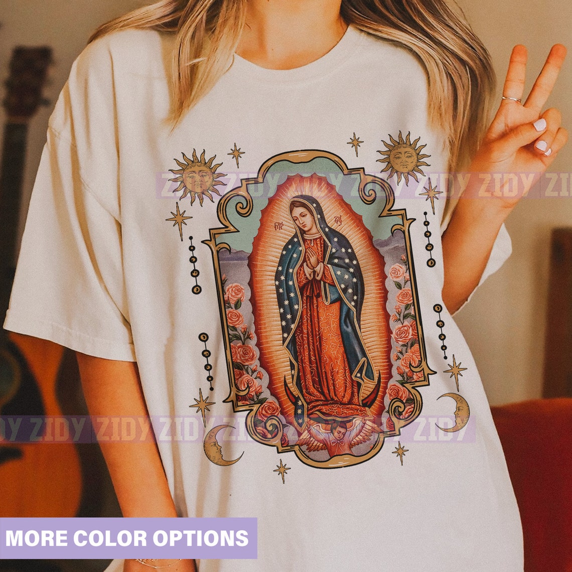 Virgin Mary Shirt Mother Mary Shirt Our Lady of Guadalupe - Etsy