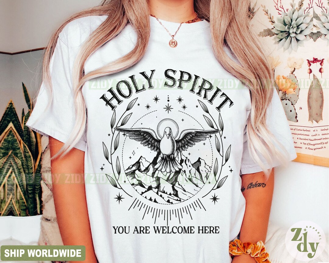 Holy Spirit Shirt, Catholic Shirt, Christian Shirt, Religious Shirt ...