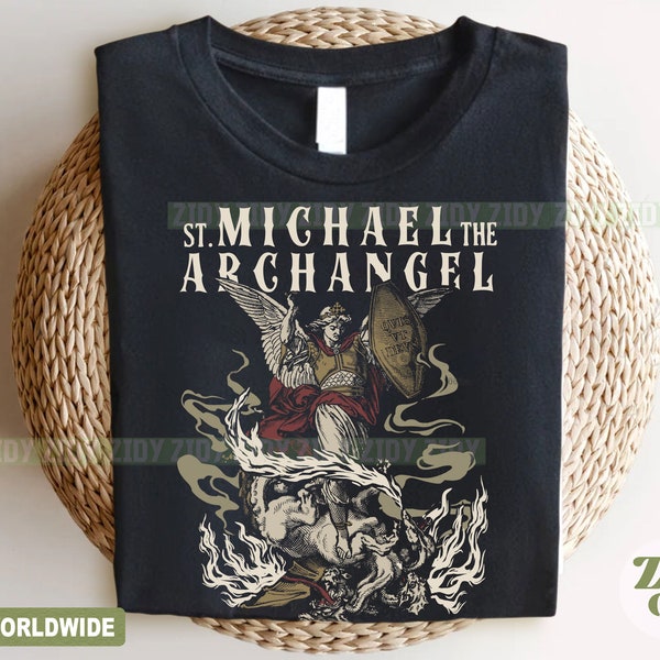 St Michael the Archangel Shirt - Etsy