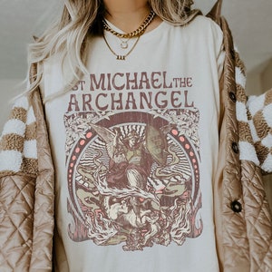 Saint Michael Shirt, St. Michael the Archangel Shirt, Catholic Shirt ...
